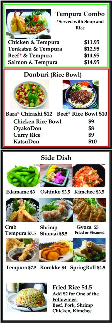 The Best Japanese Food in Las Vegas for Lunch 702-876-4988